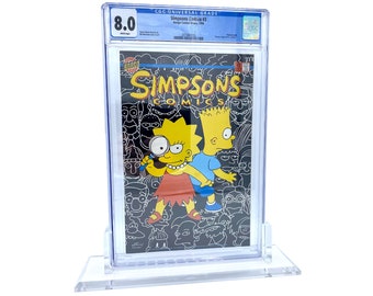 Acrylic Comic Book Display Stand With Non-slip Rubber Feet for CGC ...