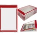 CF Magnetic Card Holder One Touch Case RED BORDER - 35PT-260PT Sizes - Etsy