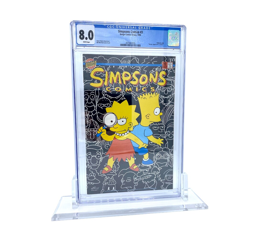 Graded Comic Book Display - Heavy Acrylic Display Stand to Fit CGC ...