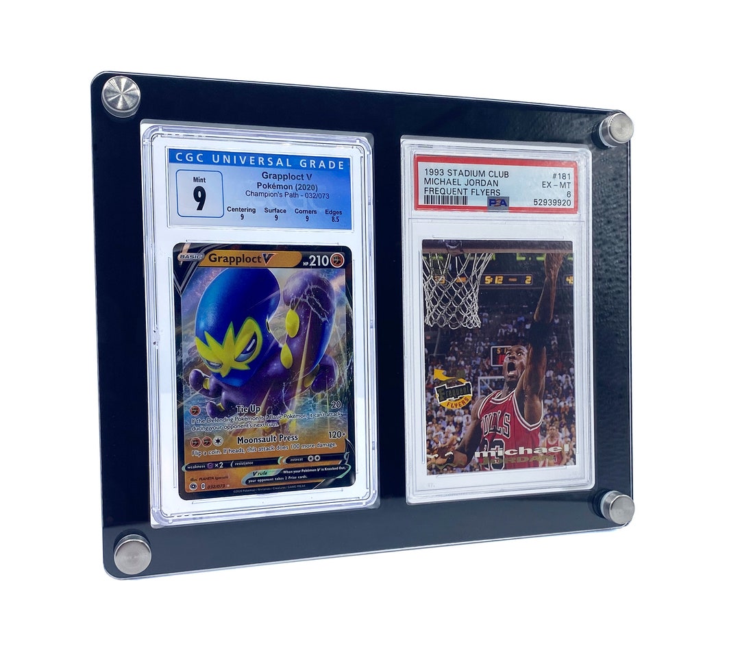 CF 2 Slot Acrylic Display Frame for PSA / CGC Graded Sports & Trading ...