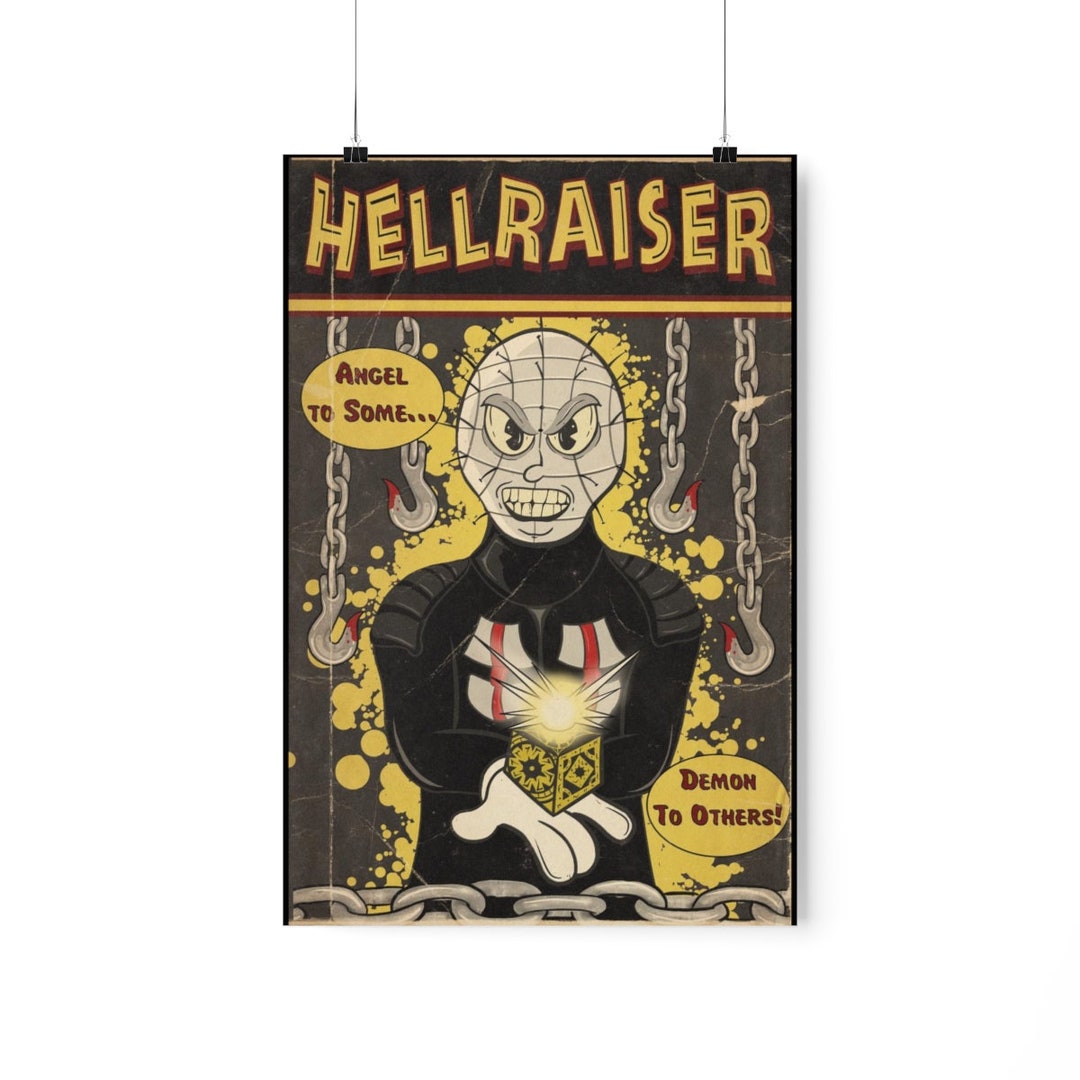 Hellraiser Retro Art Matte Poster - Etsy
