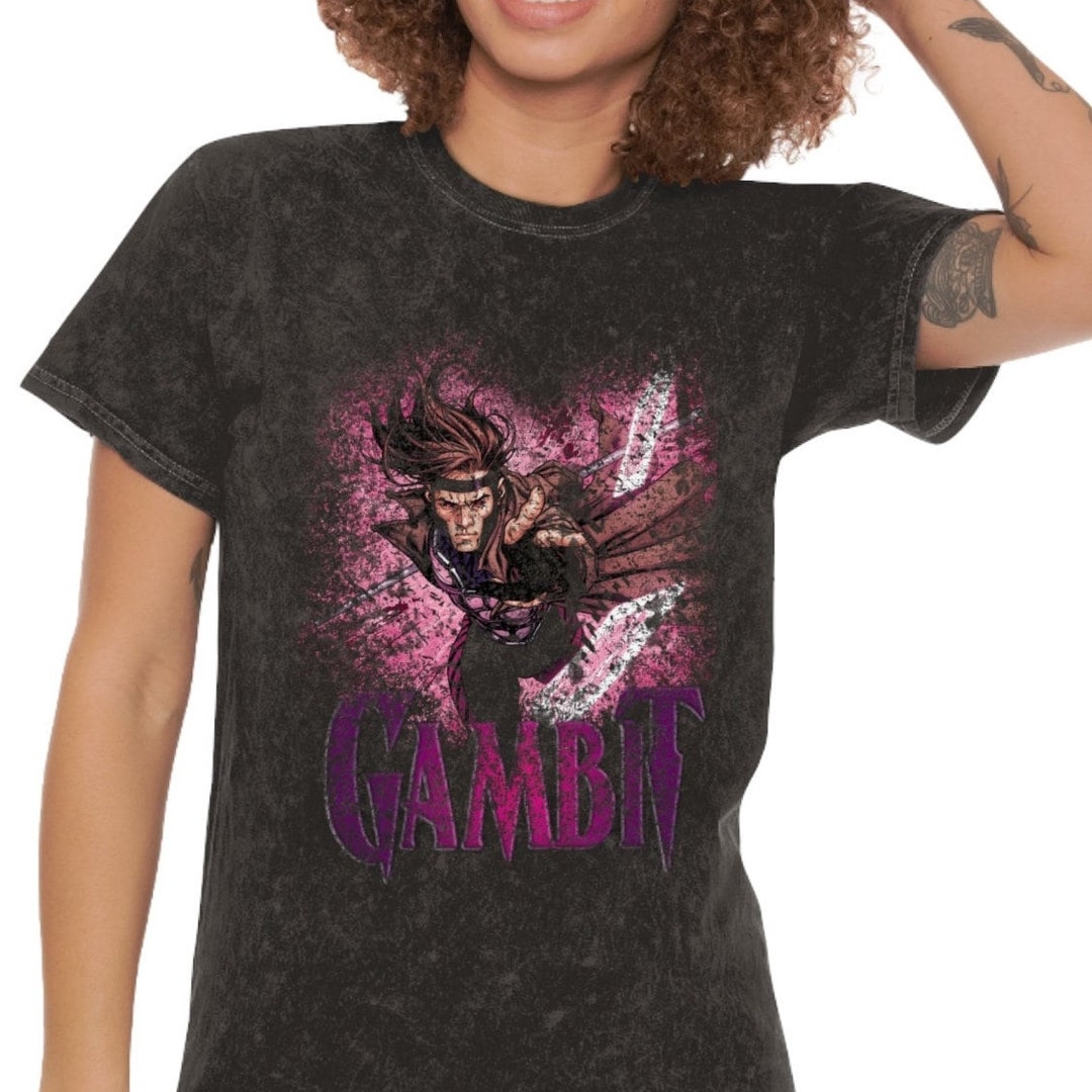 Vintage X-men Inspired T-shirt Gambit 90s 90s Vintage Comic Book Shirt ...