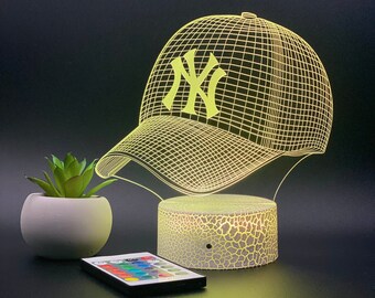 New York Yankees Lamp - Etsy