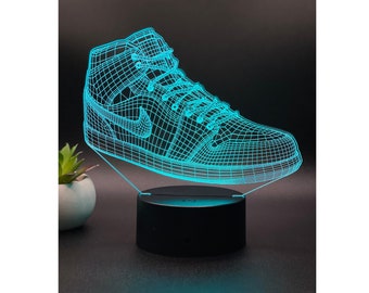 3d Jordan Lamp - Etsy