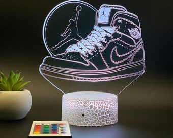 Air Jordan Lamp - Etsy