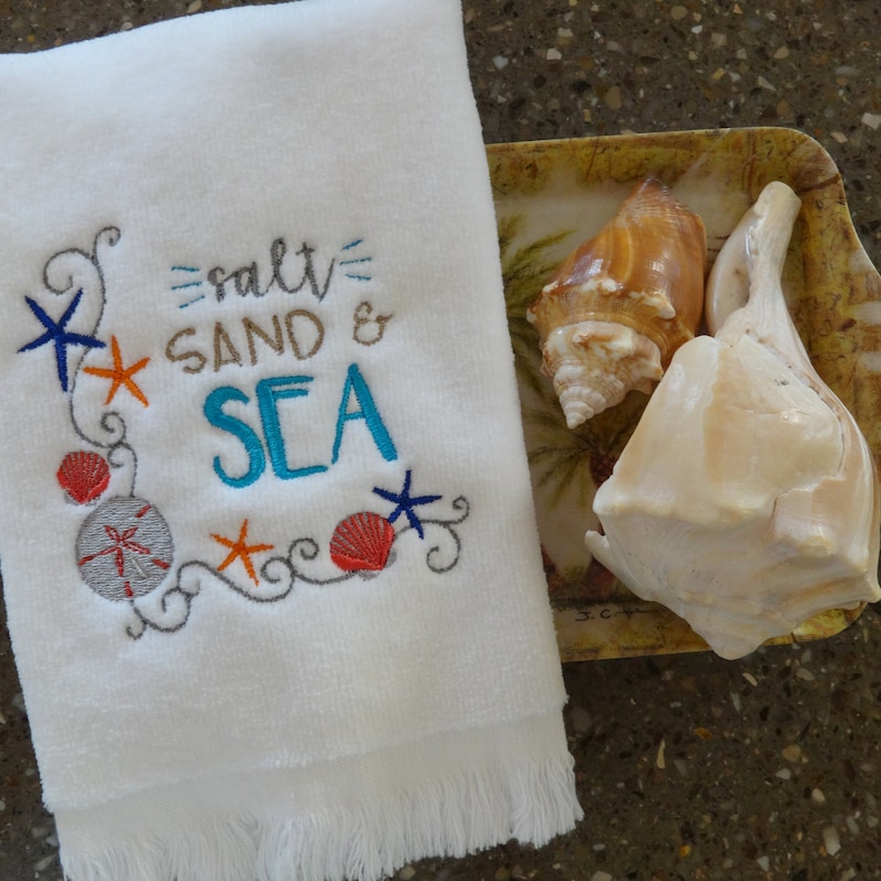 Seashell Towel - Etsy