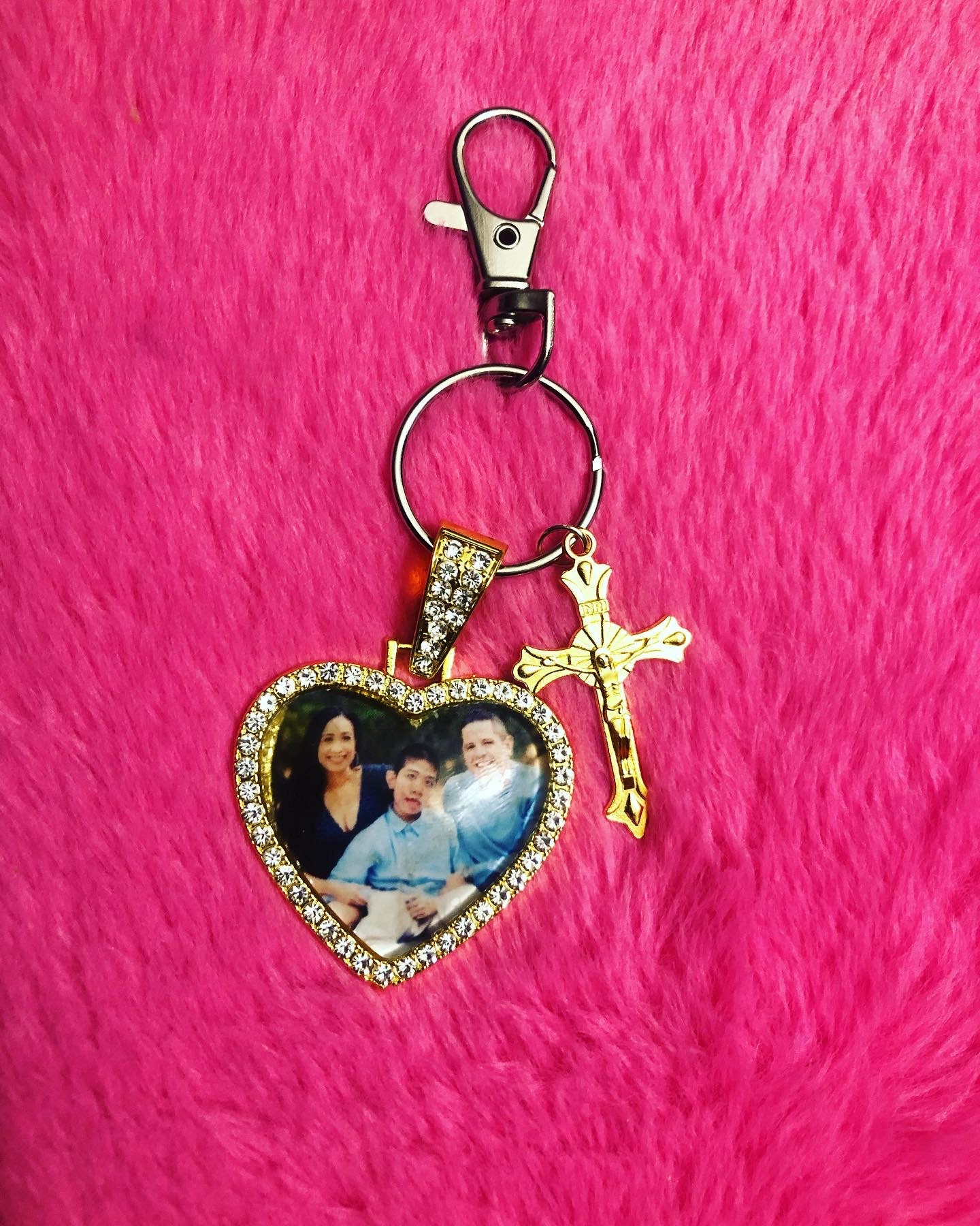 Customized Heart Shaped Key Chains | Etsy