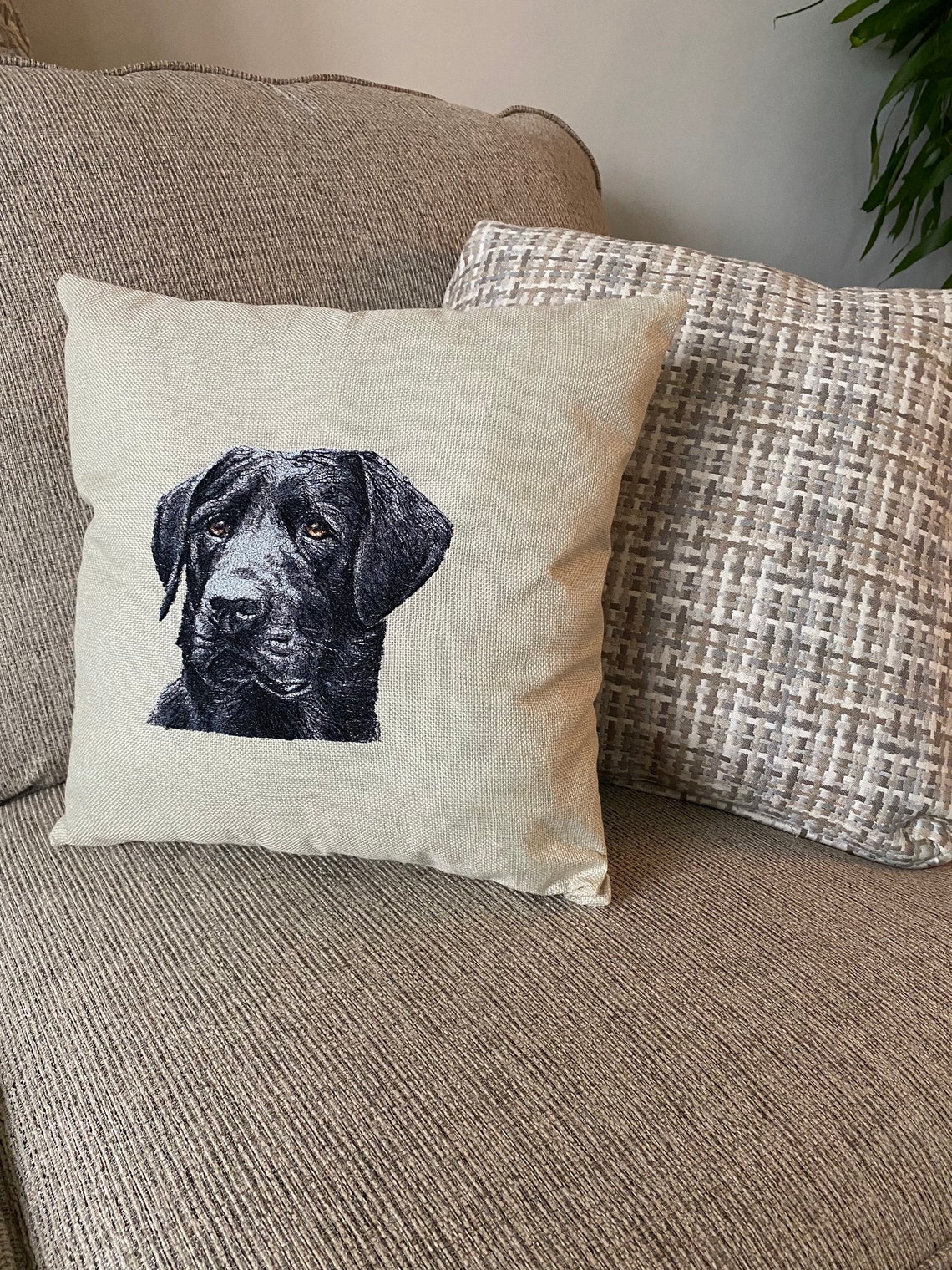 Black Labrador 14x 14 Pillow - Etsy