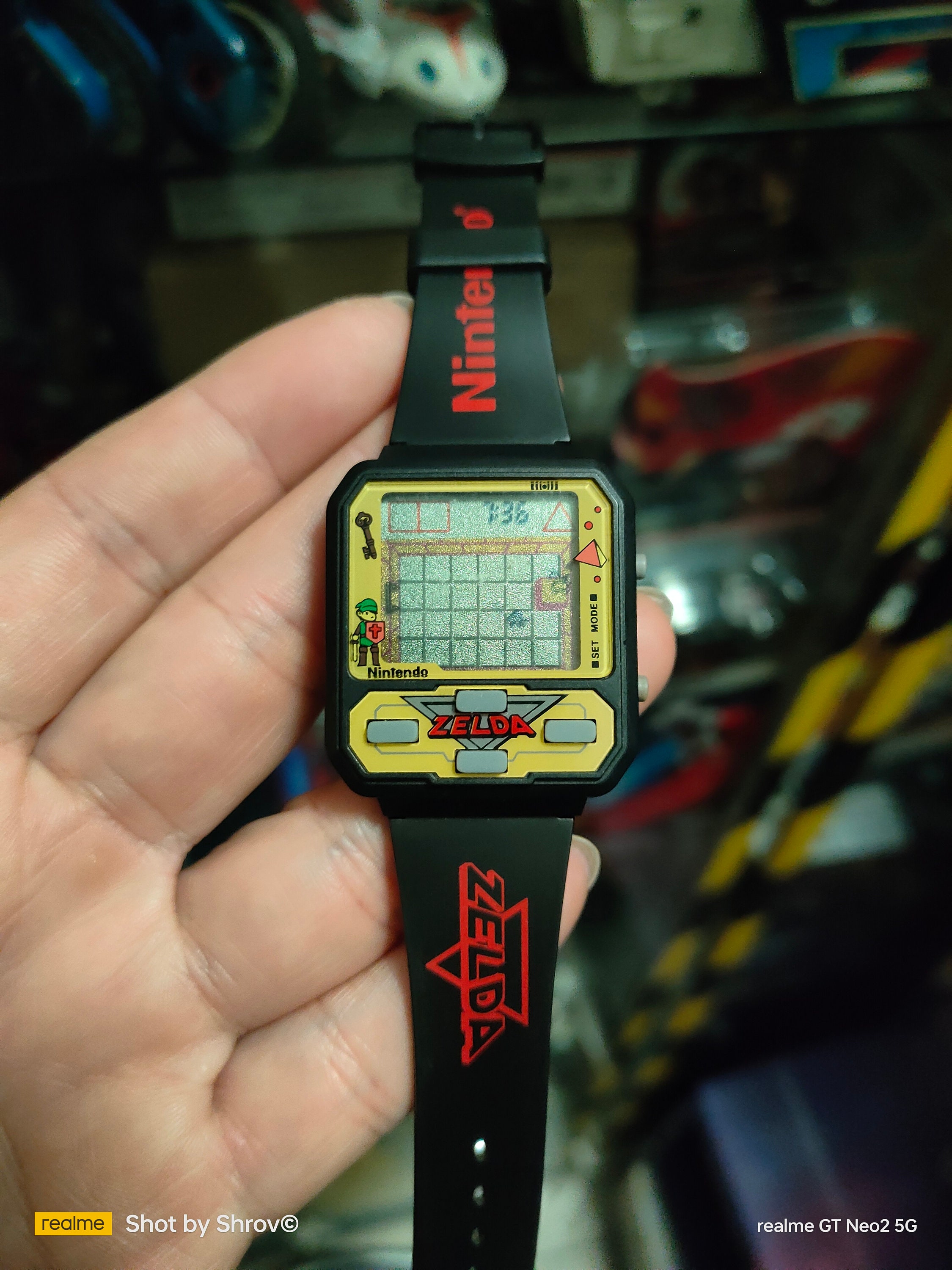 Nintendo Legend of ZELDA Nintendo Nelsonic Very Rare Game Watch by Zeon ...
