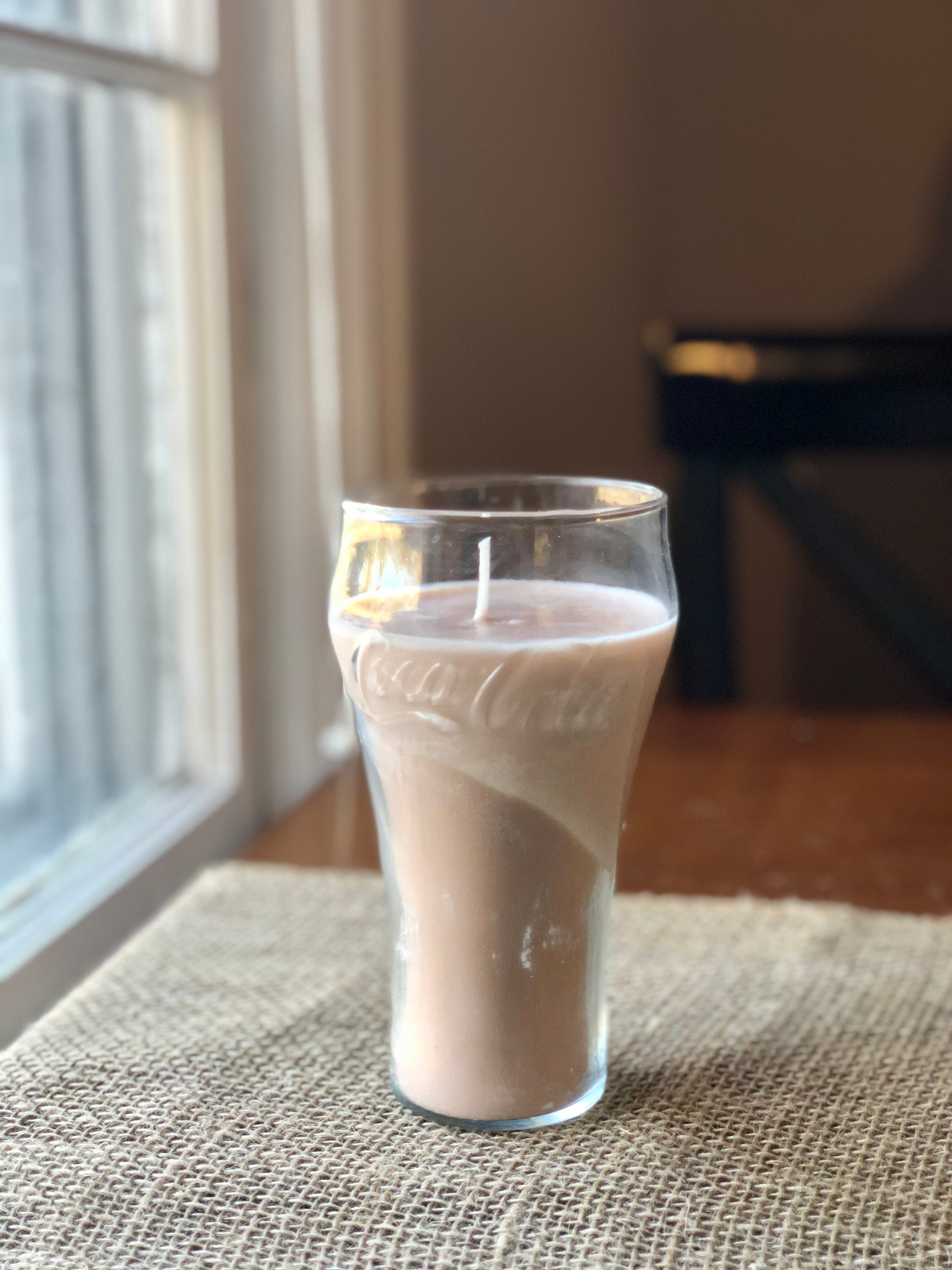 Coke Float Candle in Vintage Coca Cola Glass | Etsy