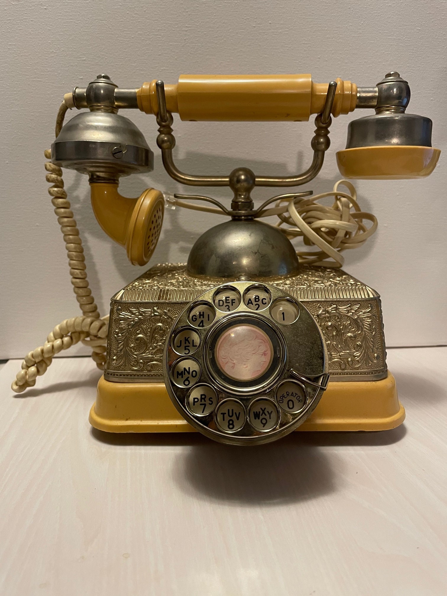 Amazing Vintage Rotary Dial Phone - Etsy