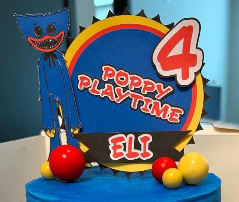 Poppy Playtime Customer Cake Topper - Etsy
