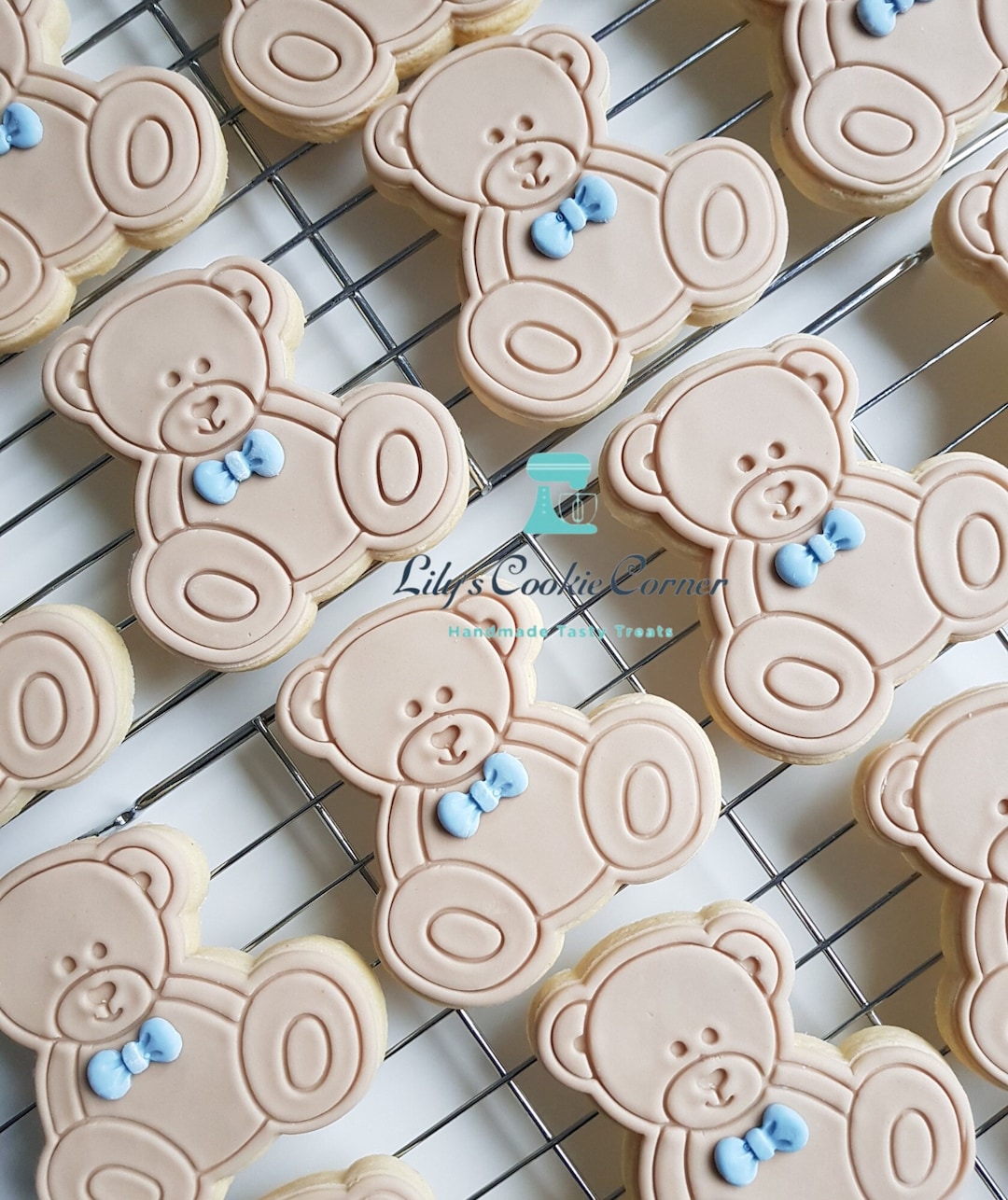 Baby Shower Cookies, Teddy Cookies, Birthday Cookies, New Baby Cookies ...