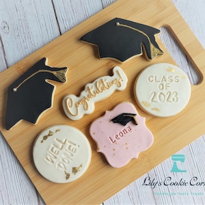 Personalised Graduation Biscuits/ Graduation Cookies/ Graduation Gift ...