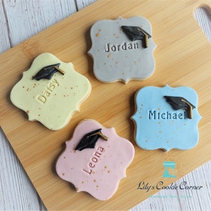 Personalised Graduation Biscuits/ Graduation Cookies/ Graduation Gift ...