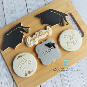 Personalised Graduation Biscuits/ Graduation Cookies/ Graduation Gift ...