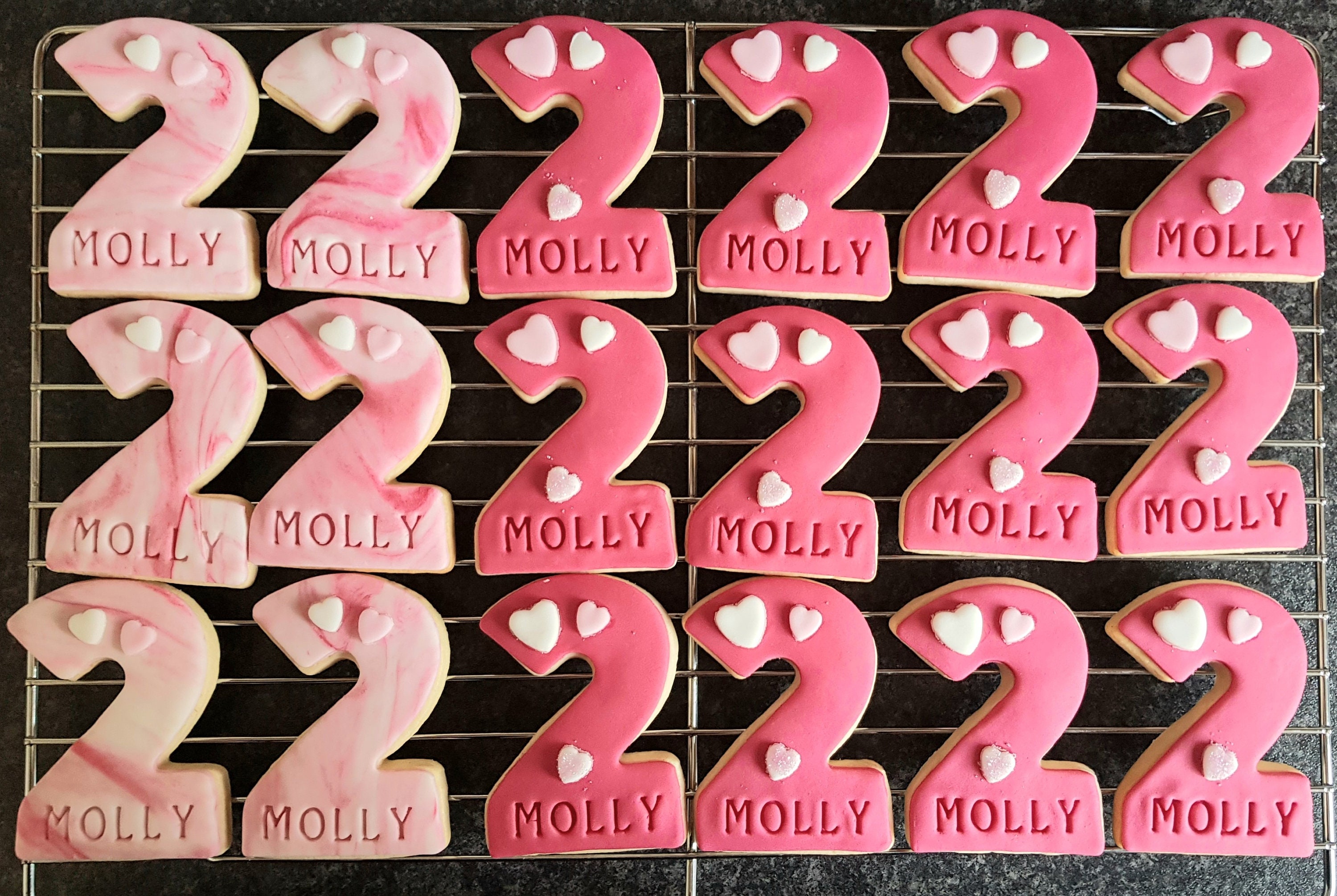 Birthday Cookies Birthday Biscuits Number Cookies Party - Etsy UK