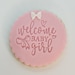 Its a Girl Cookies/ Baby Shower/ New Baby Girl/ Baby Girl Gift/ New Mum ...