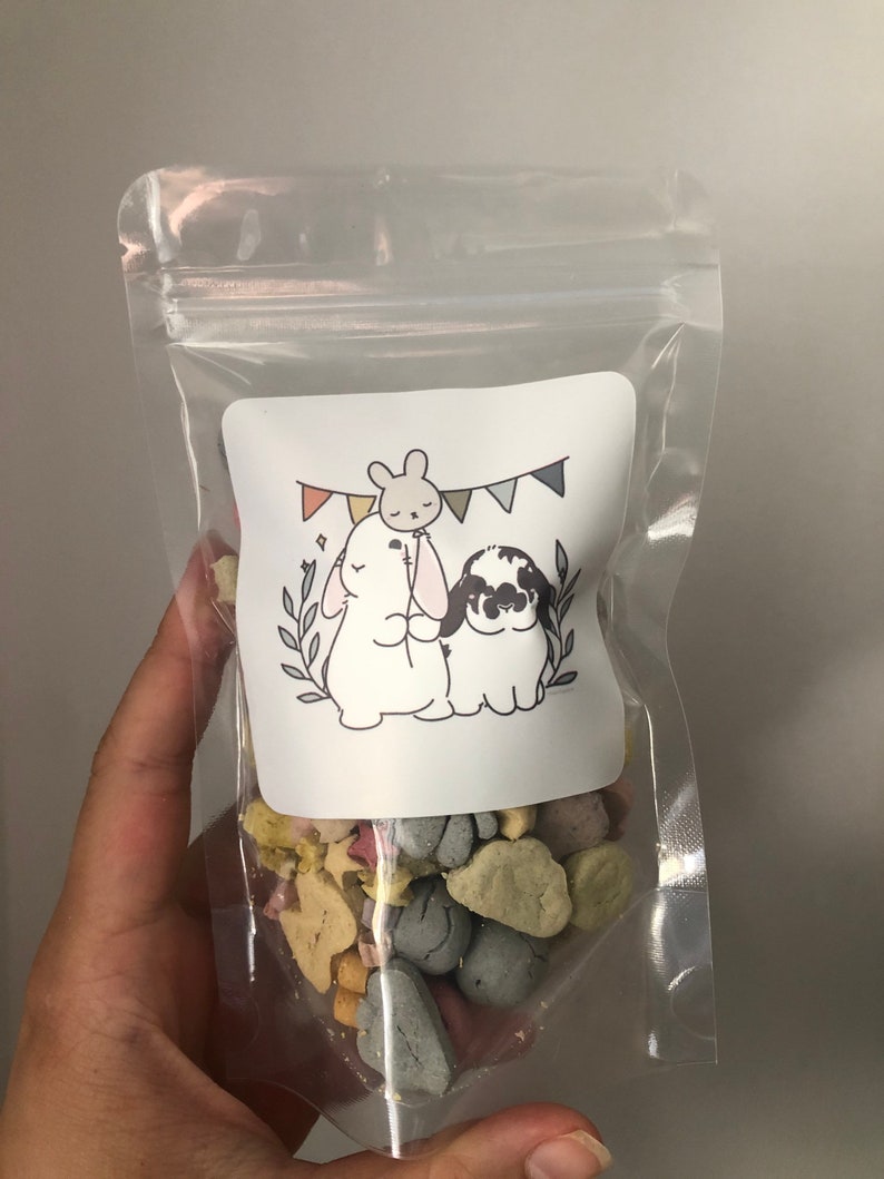 PARTY BUNS Birthday Party Mix Rabbit Treats, Pet Bunny Food - Etsy