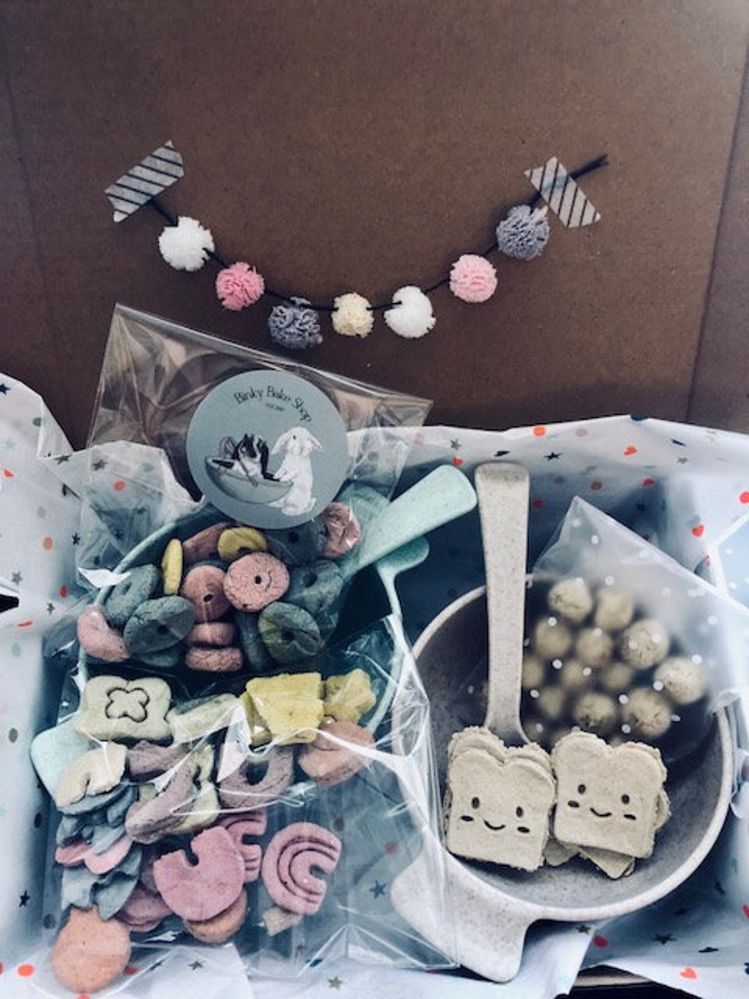 Bunny Cereal Treat Box, Lucky Charms, Corn Pops and Bunny O's, Rabbit ...