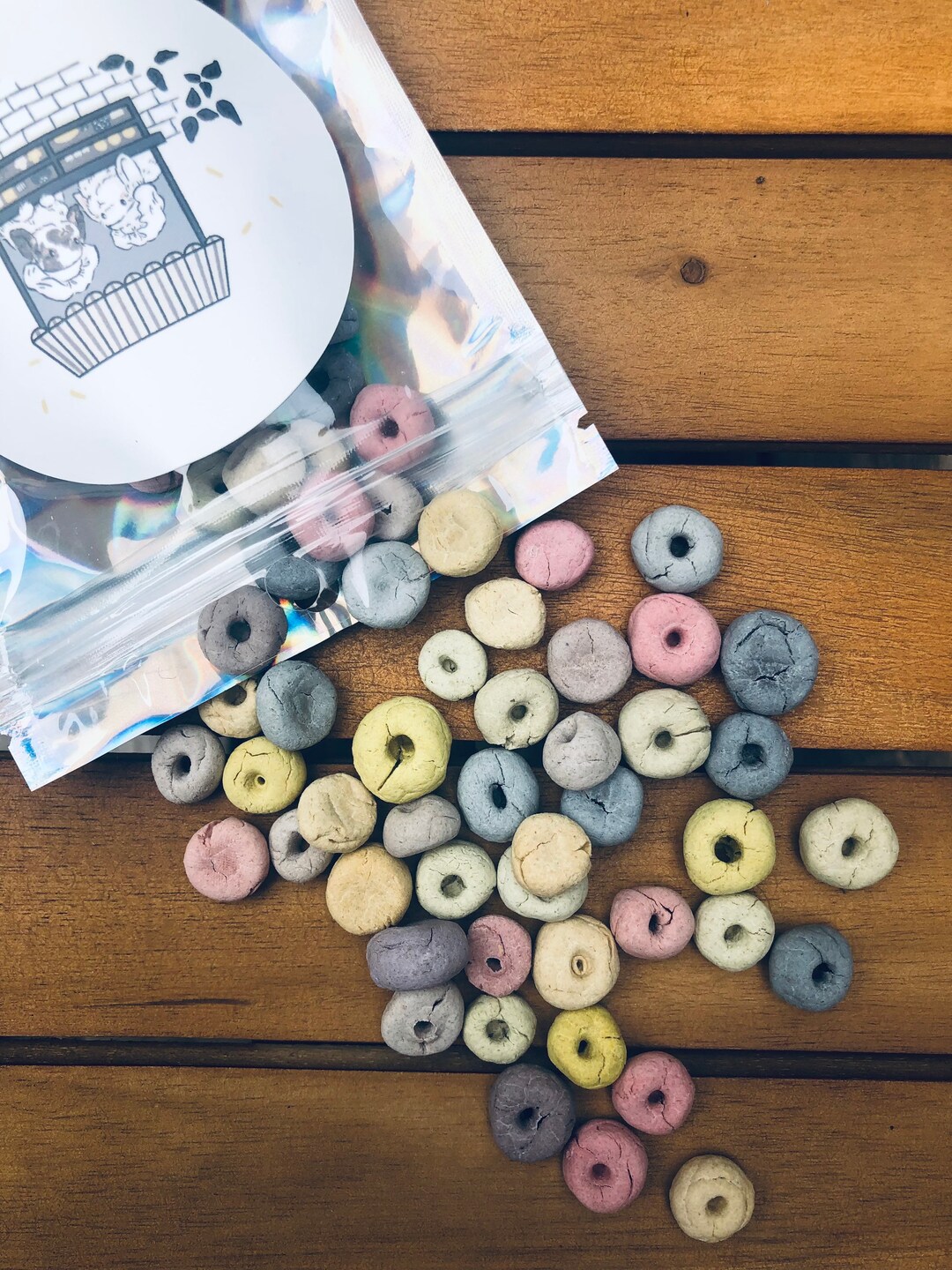 Mini Bunny O’s Cereal Treat, Pet Rabbit Treat, Cheerio and Fruit Loop ...