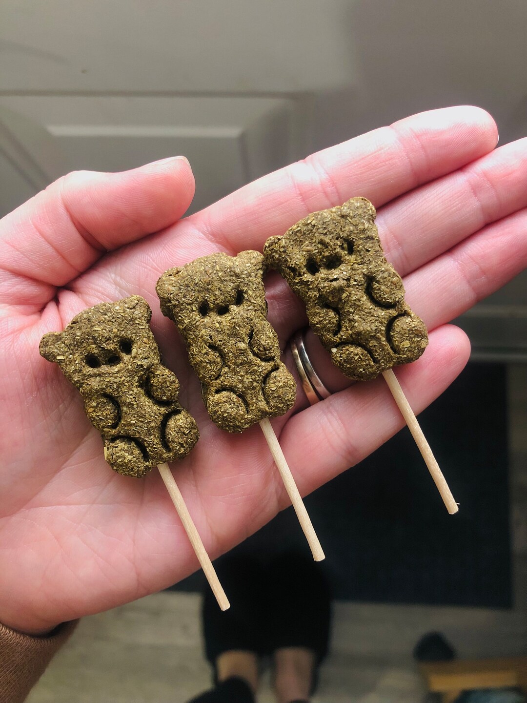 Bear Pops, Cute Oat Free Hay Based Treats, Bunnies and Rabbits - Etsy