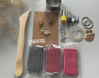 Polymer Clay Earring Kit | Etsy