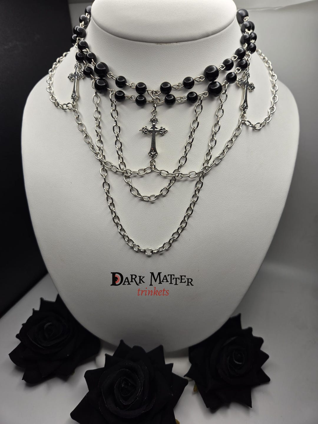 Victorian Style, Cross Necklace. - Etsy