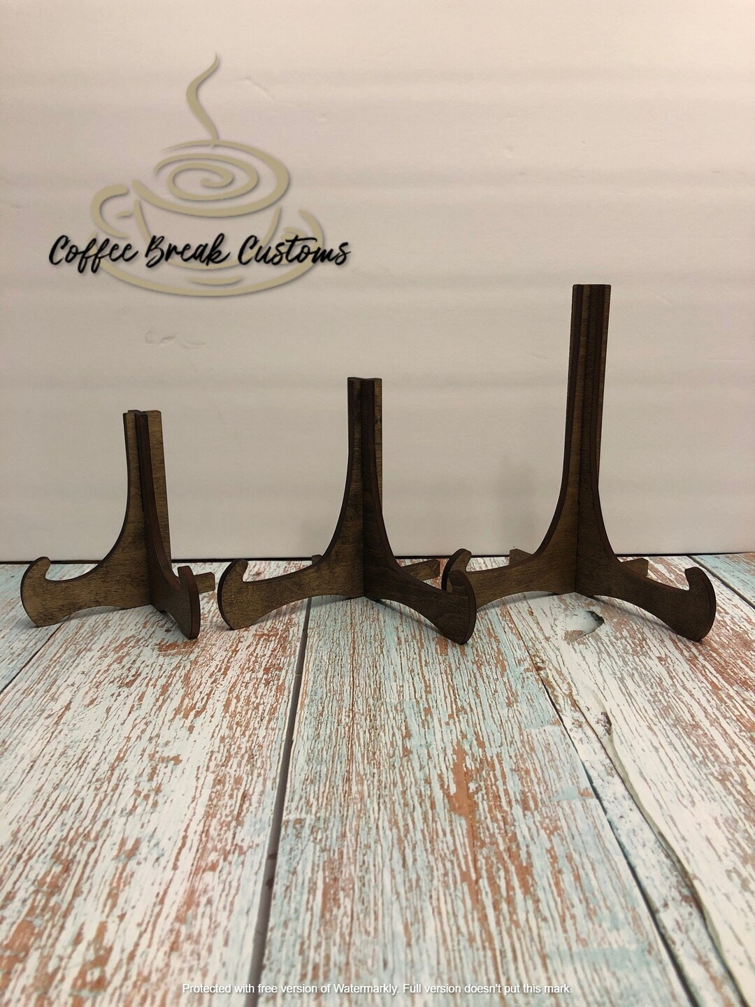 Easel Stand SVG in 3 Sizes, Digital Cut File, 1/4 Inch Wood Easel - Etsy