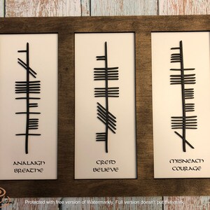 Ogham Script (full Bundle) Sign Digital Cut File, Irish Scriptures SVG ...