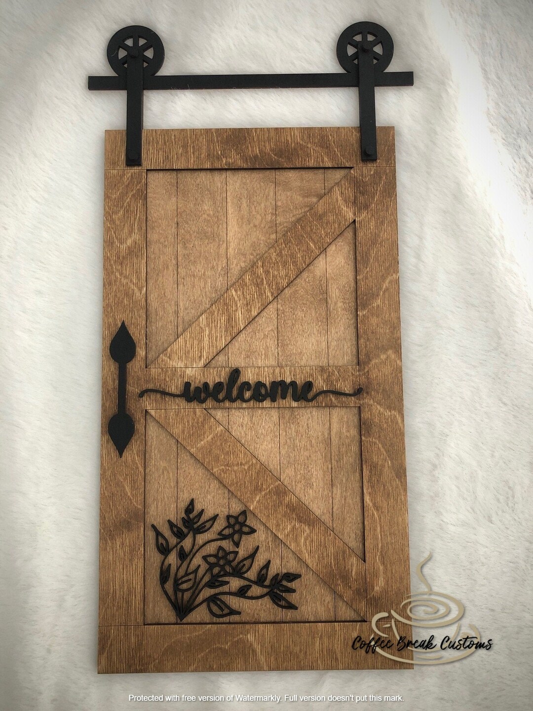 Barn Door Wall Sign SVG With Many Add-ons - Etsy