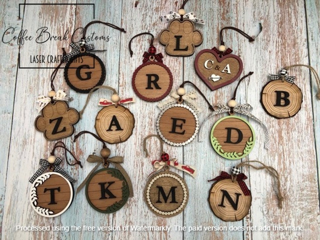 Ornament Bar Bundle Digital File SVG, Market Custom Ornament Svg ...