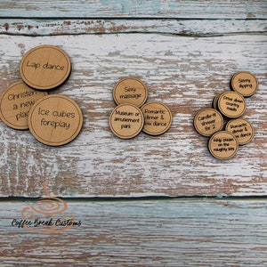Nice or Spice Date Night Tokens for 18 Plus SVG, Digital File Only ...