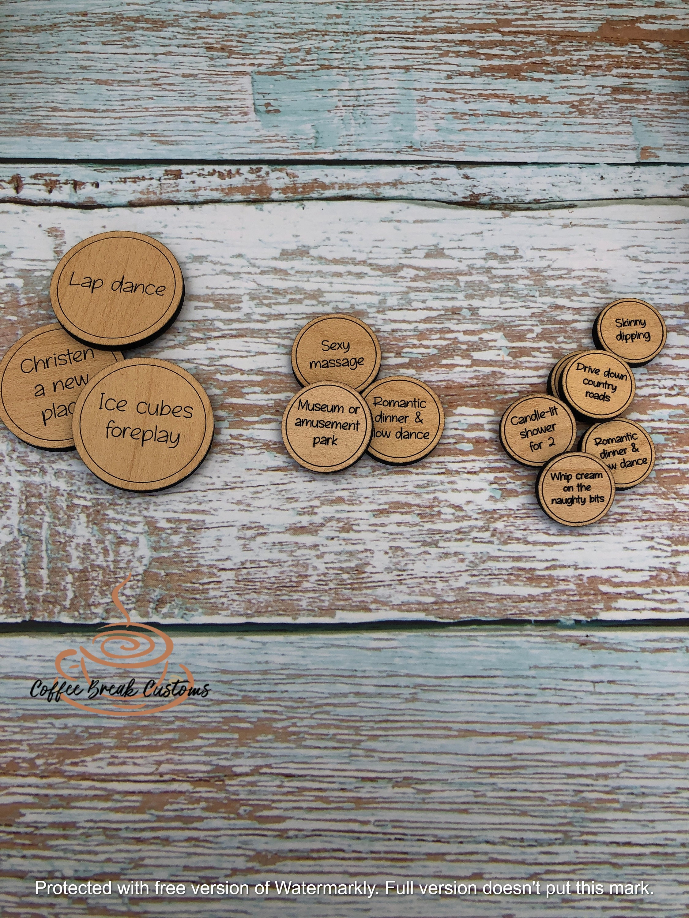 Nice or Spice Date Night Tokens for 18 Plus SVG, Digital File Only ...