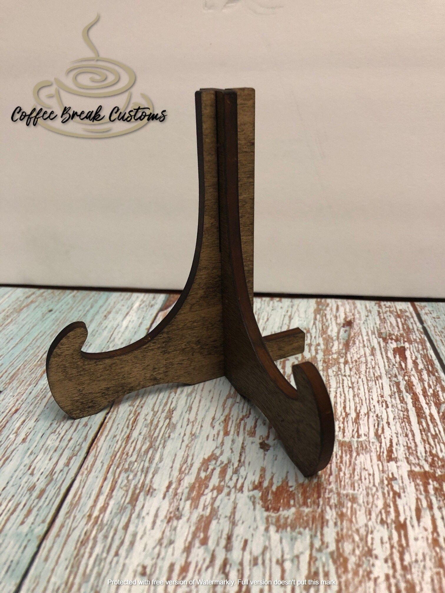 Easel Stand SVG in 3 Sizes Digital Cut File 1/4 Inch Wood | Etsy