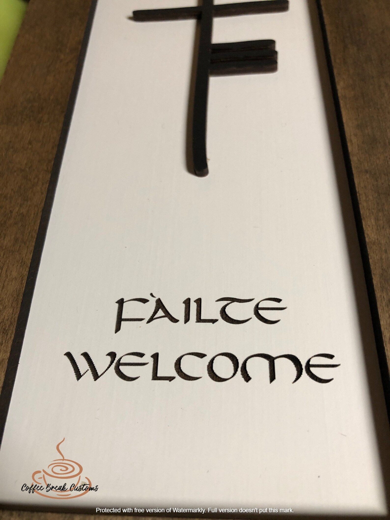 Ogham Script: Welcome Sign Digital Cut File Irish Scriptures - Etsy