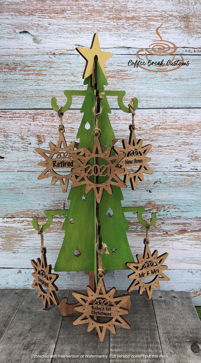 Christmas Ornament Tree Stand SVG Ornament Holder SVG - Etsy