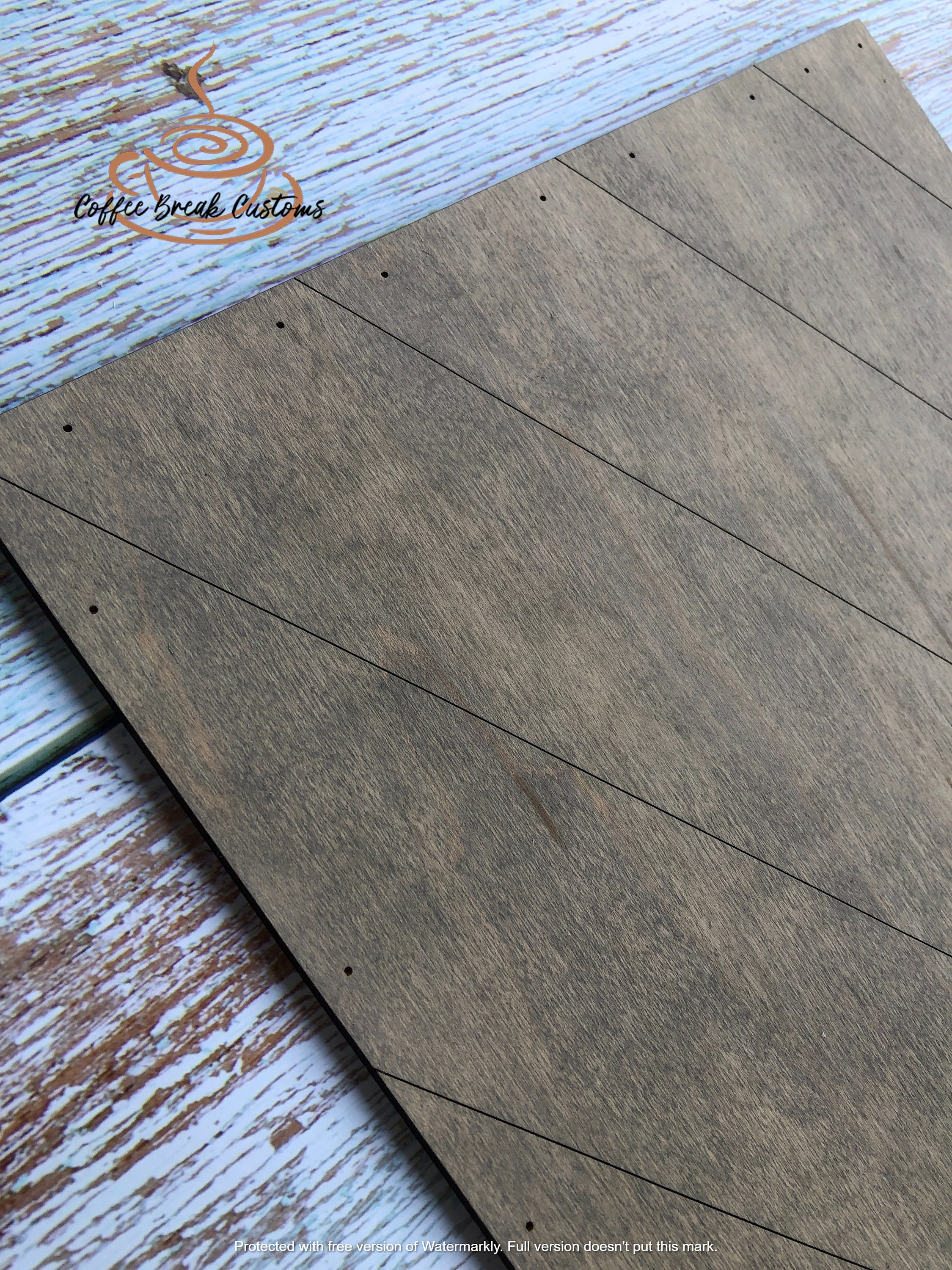 Diagonal and Horizontal Shiplap Backboard SVG With Fake Nail Holes ...