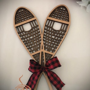 Snowshoe Decoration SVG, Digital Cut File, Glowforge - Etsy