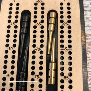 Travel Cribbage Board Digital File for Leather or Wood, Crib Board SVG ...
