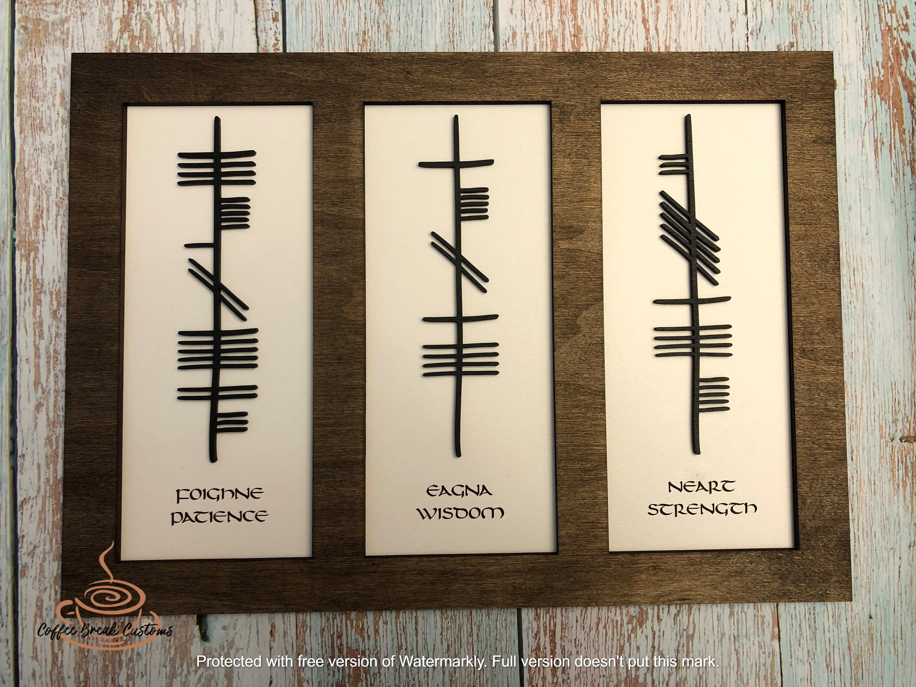 Ogham Script full Bundle Sign Digital Cut File Irish | Etsy