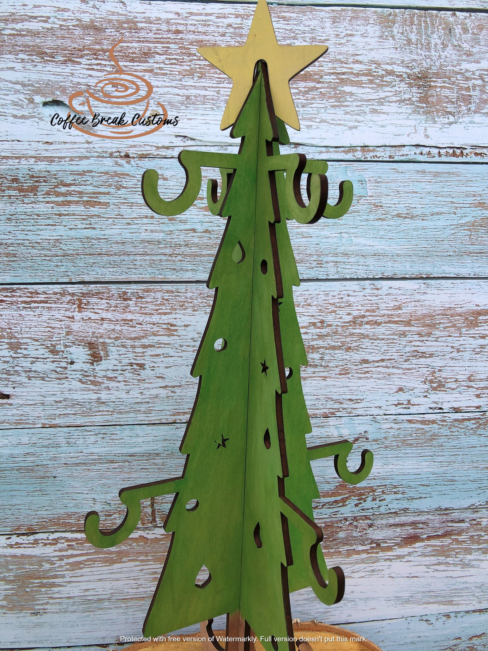 Christmas Ornament Tree Stand SVG Ornament Holder SVG - Etsy