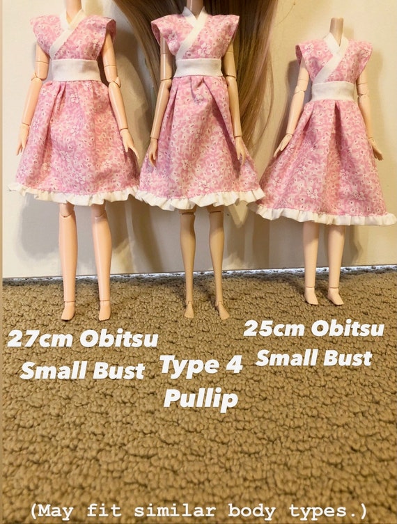 Toys Sakura Cherry Blossoms Pullip Doll Dress Clothing Obitsu Toys ...