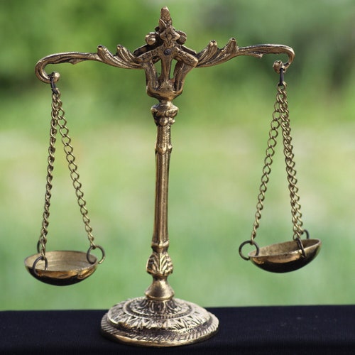 Scales of Justice Lawyer Gift Law Office Decor Attorney - Etsy