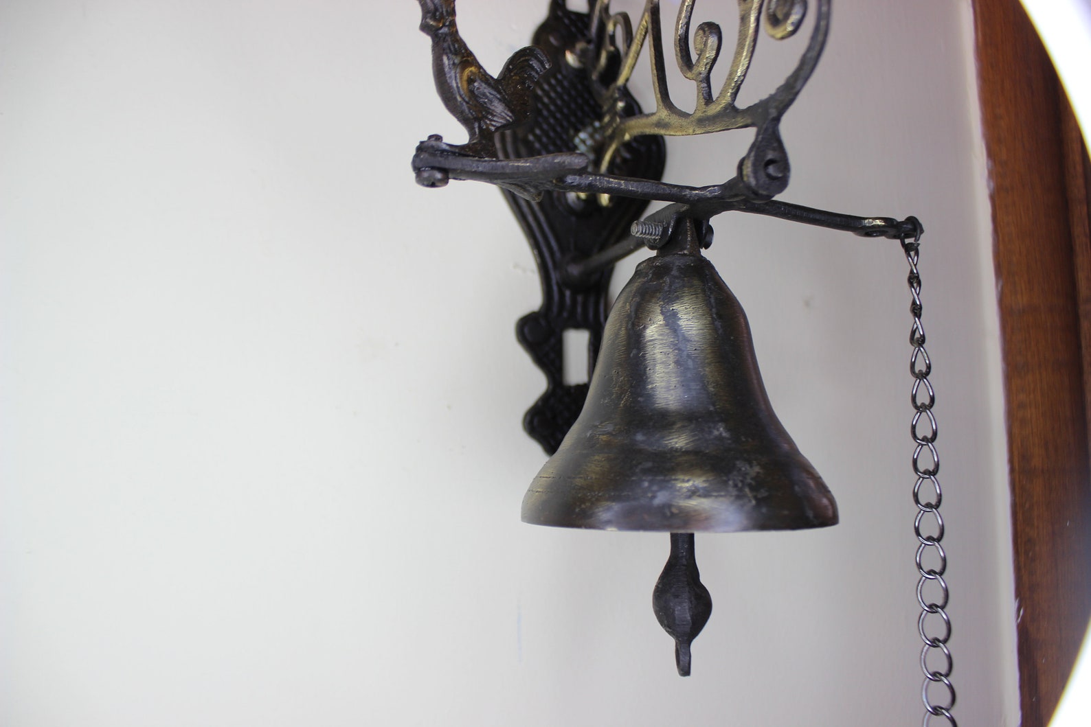 Front Door Bell Vintage Solid Brass Gate Bells Antique Door - Etsy