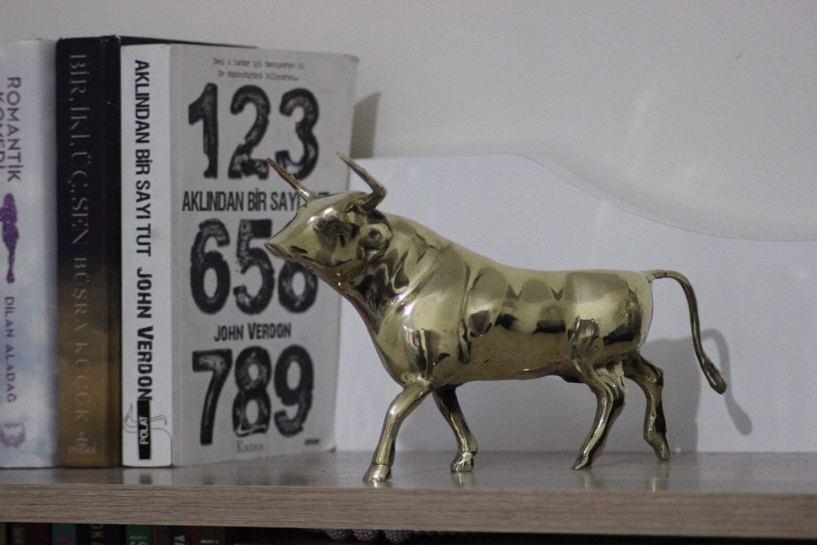 Gold Bull Wall Street Bull Statue Bull Sculpture Table | Etsy