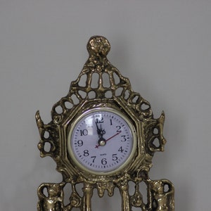 Brass Clock, Clock Vintage, Clock Table Decorations, Clocks for Table ...