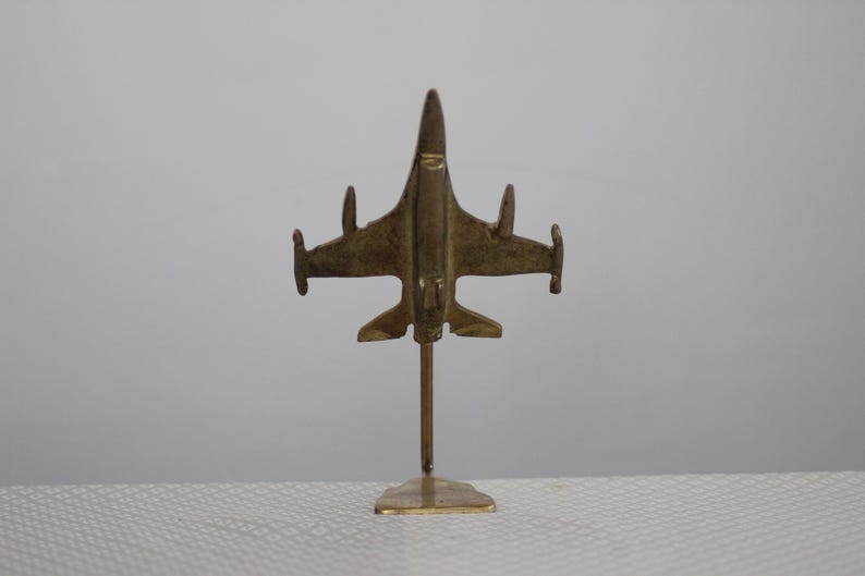 Brass Airplane Model, F-16 Fighter Jet, Decorative Costum Airplane ...