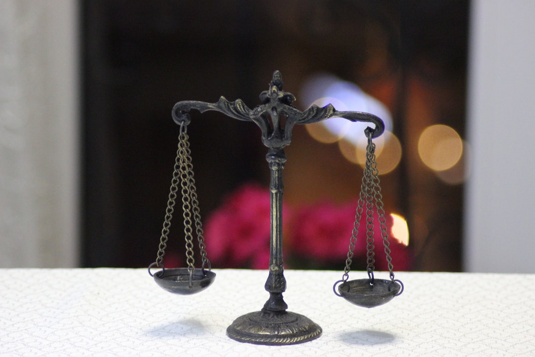 Libra Scale, Scales of Justice, Lawyer Gift, Law Office Decor, Gift for ...