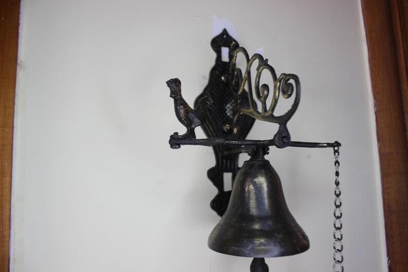 Front Door Bell Vintage Solid Brass Gate Bells Antique Door - Etsy